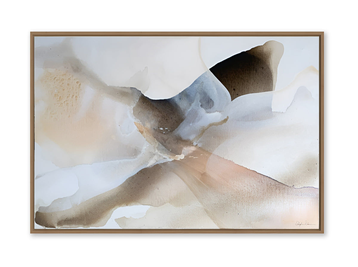 And Breathe | Original Painting on Framed Canvas – Arca Art