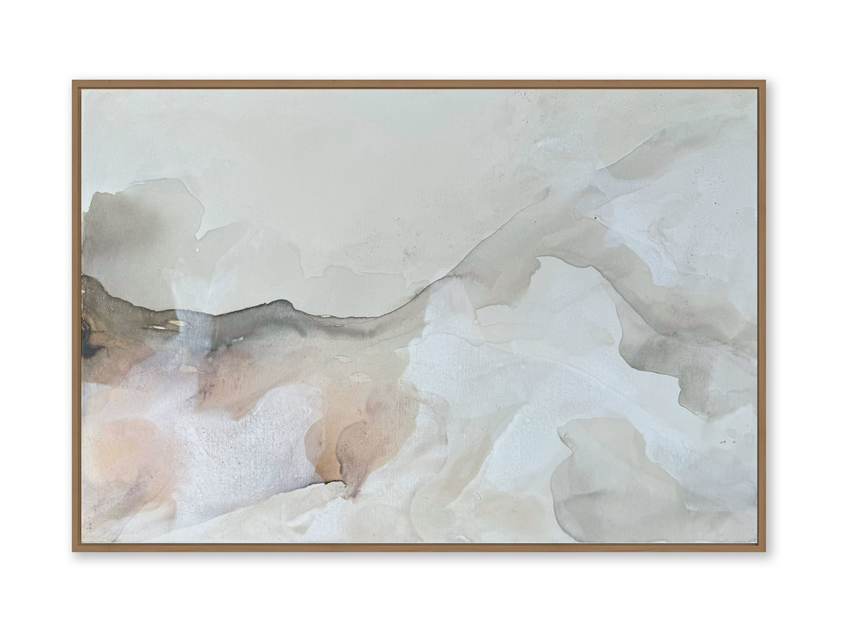 Pause & Reflect | Original Painting on Framed Canvas – Arca Art